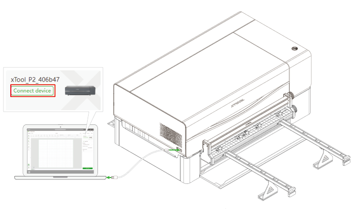 Use XCS to Operate the Conveyor Feeder of xTool P2 – xTool