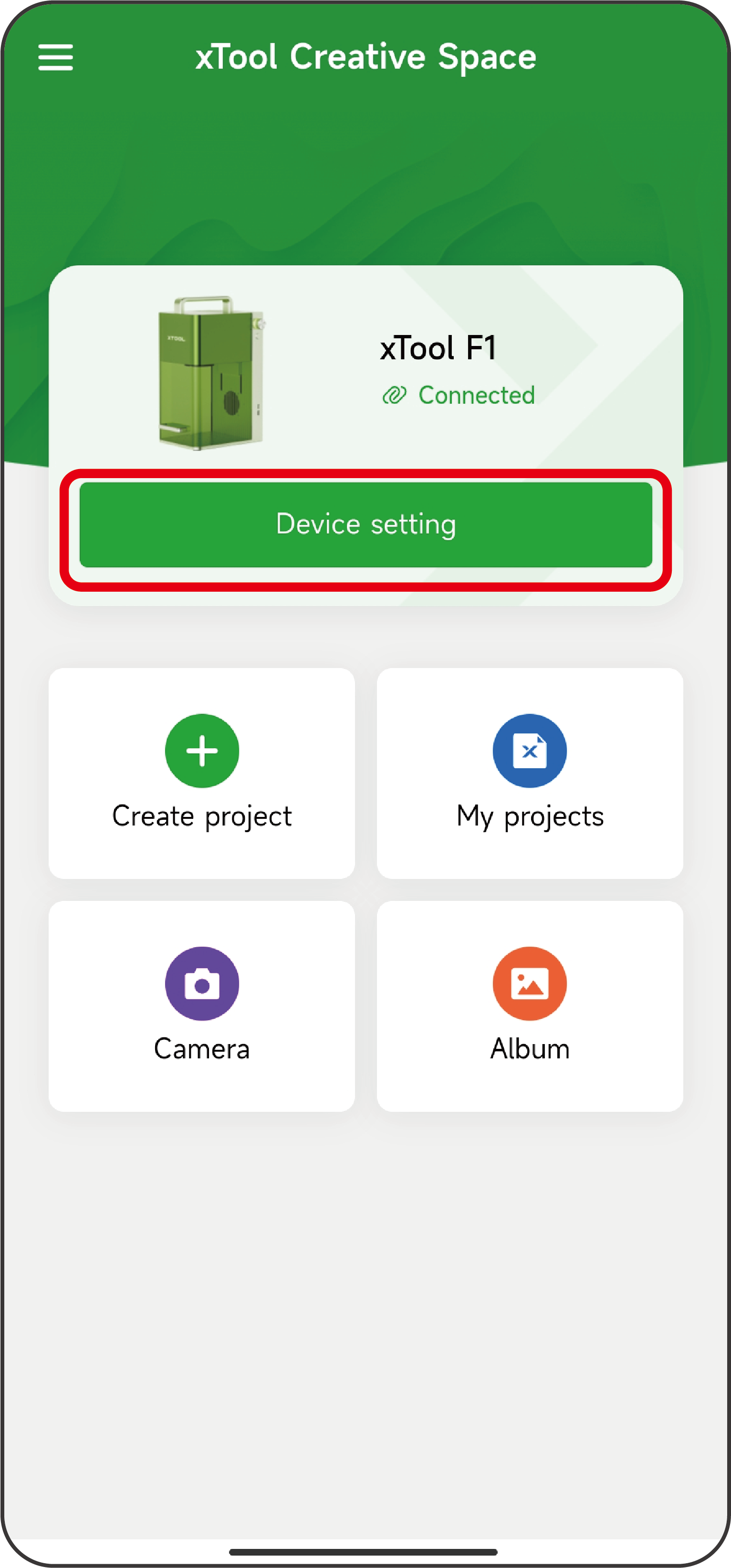 Connect and Setup xTool F1 with XCS on a Mobile Phone – xTool