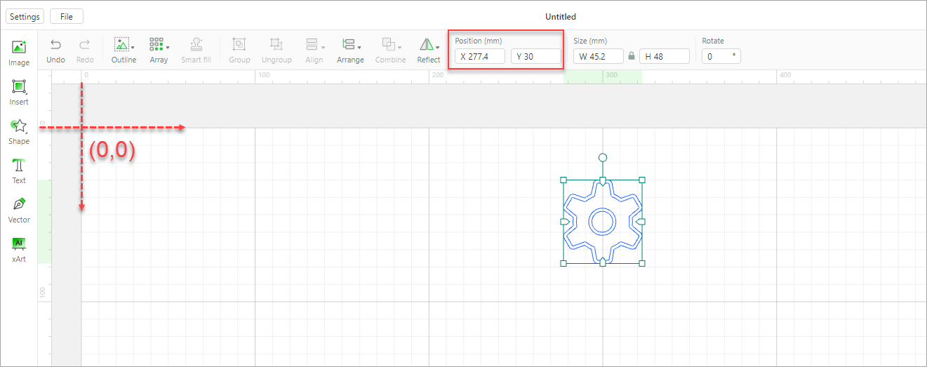 xTool Creative Space (XCS) Editor Function Description – xTool