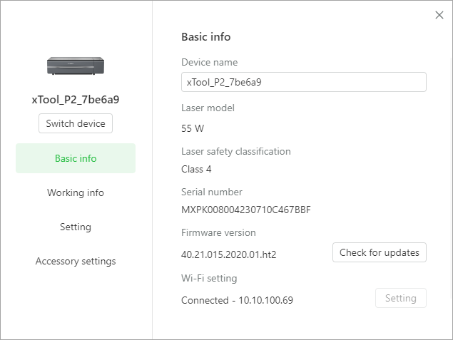 Use xTool Creative Space (XCS) to Operate xTool P2 – xTool
