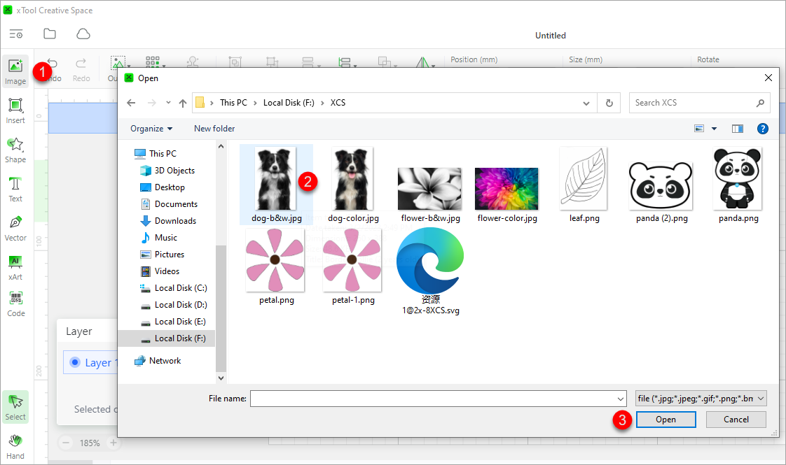xTool Creative Space (XCS) Editor Function Description – xTool