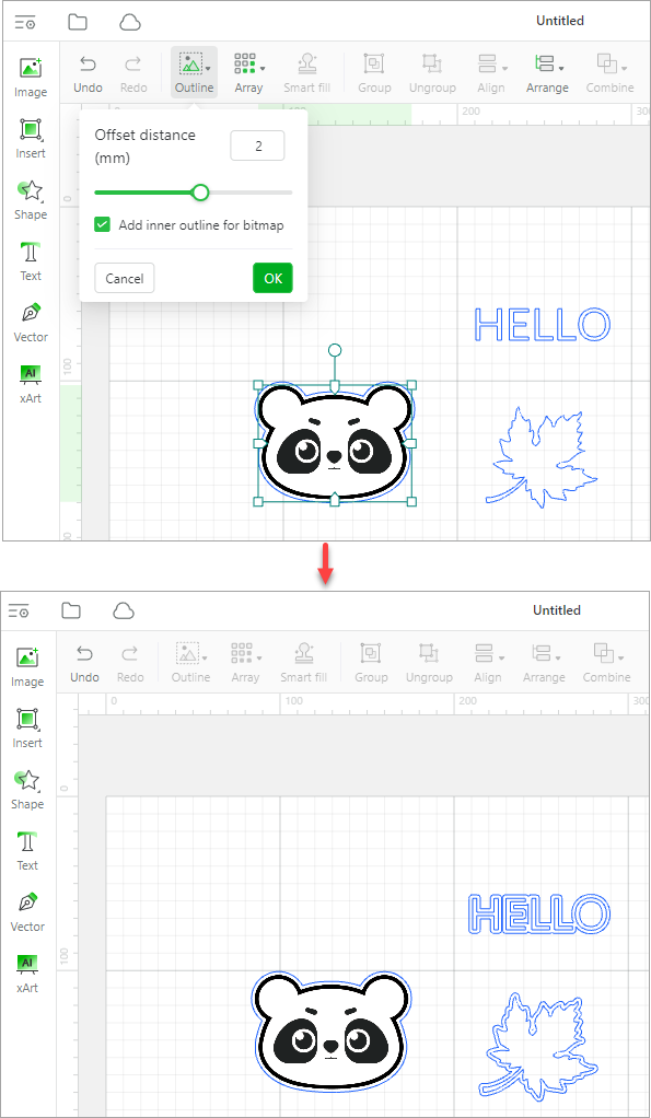 xTool Creative Space (XCS) Editor Function Description – xTool