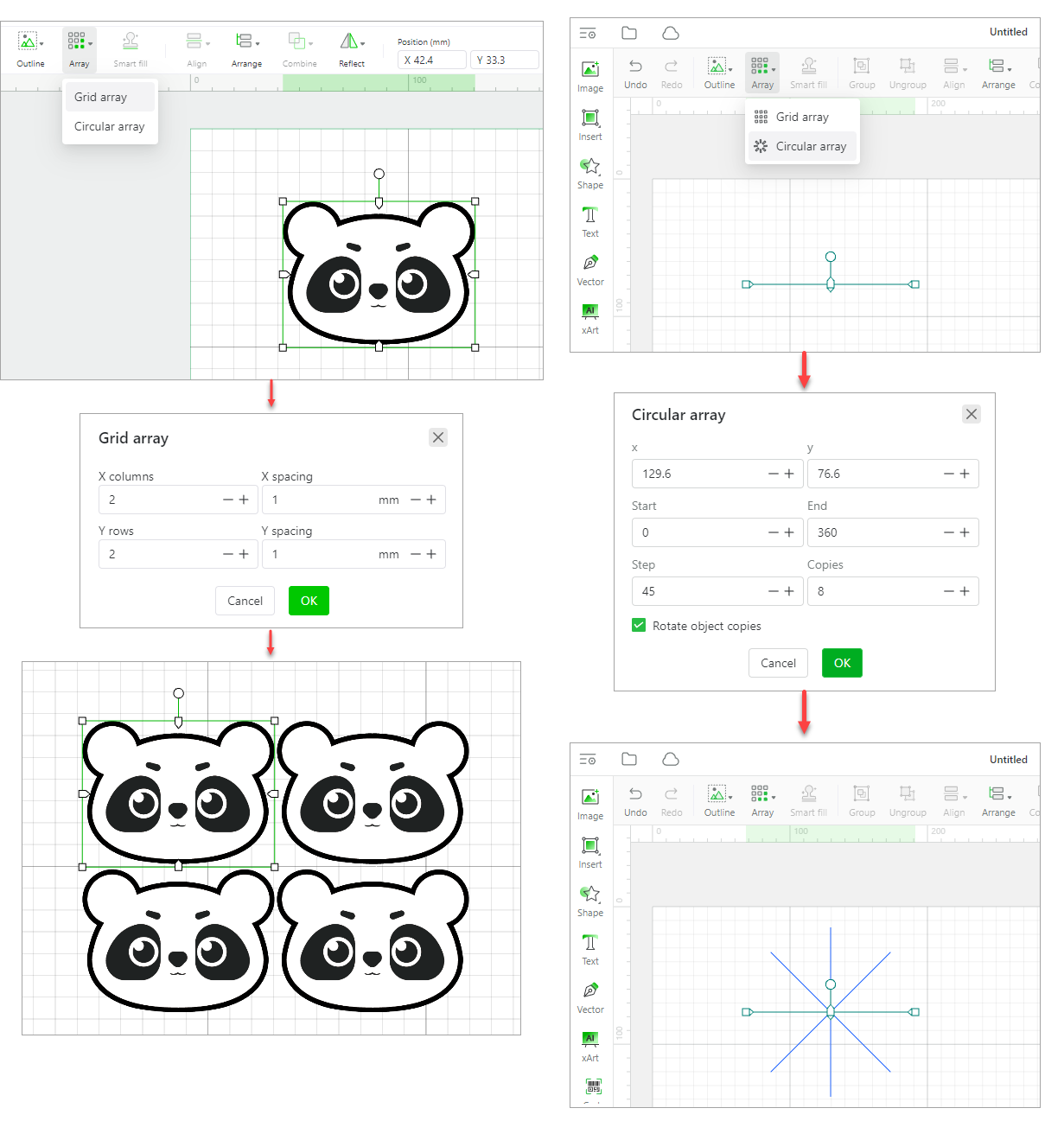 xTool Creative Space (XCS) Editor Function Description – xTool