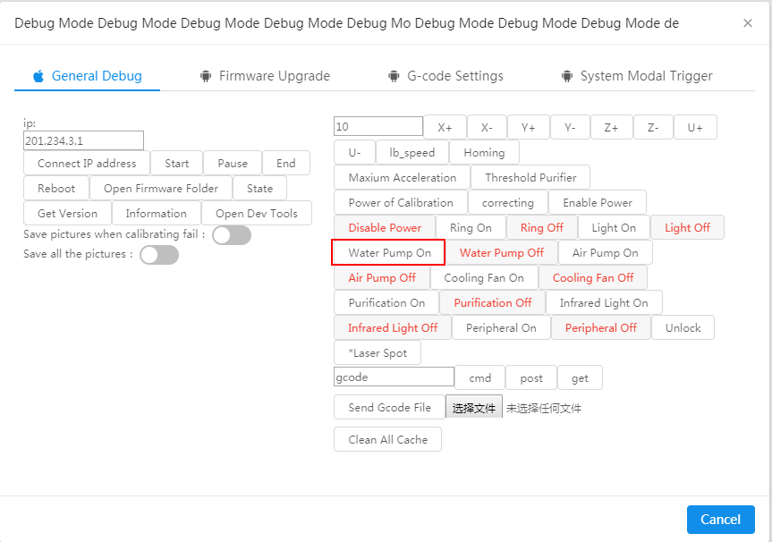 Hardware Abnormal Error Code diagnosis – xTool